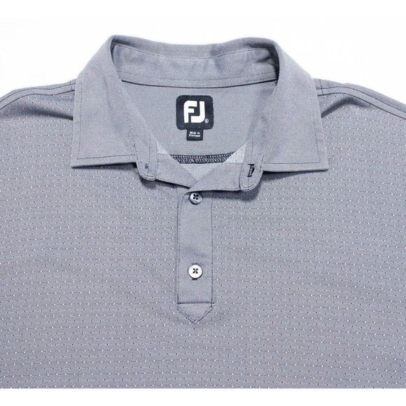 FootJoy | Shirts | Footjoy Golf Polo Xl Mens Gray Dot Wicking ...